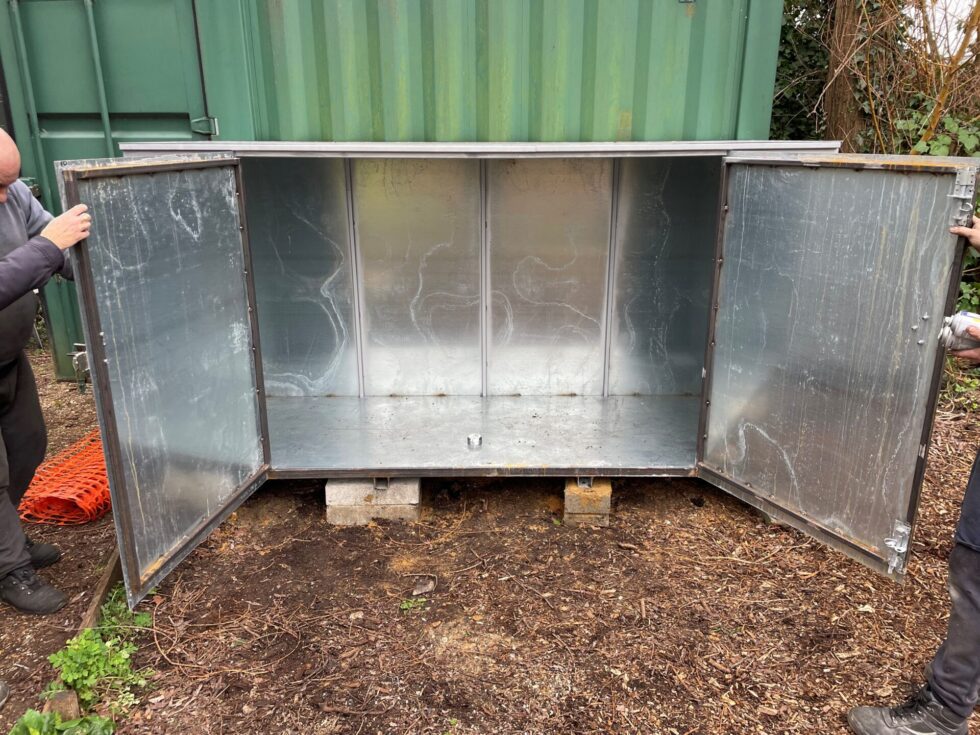 Bespoke Fabricated Outdoor Storage Container - Artec Engineering