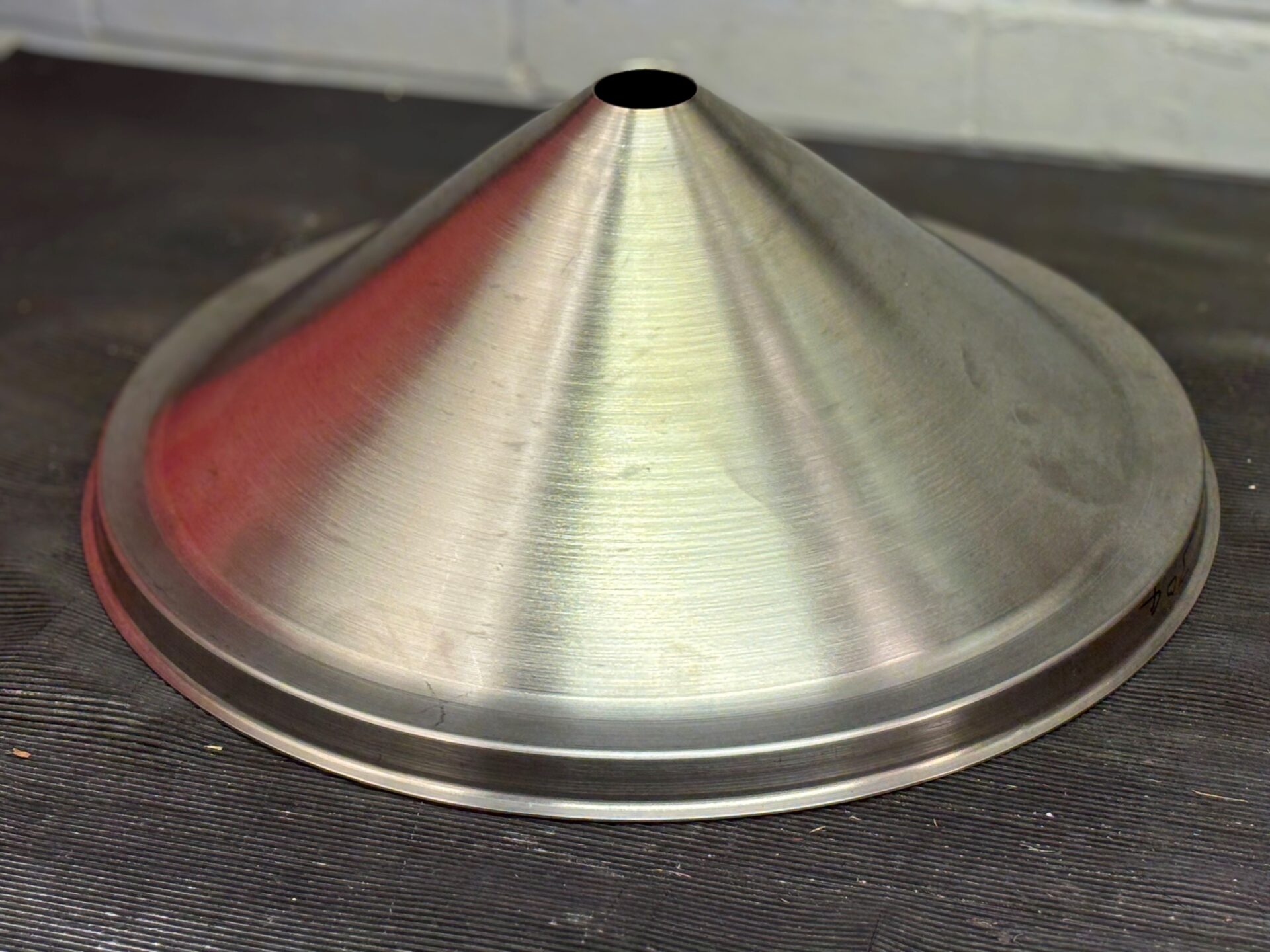 How to spin a stainless steel hopper - CNC - Artec Engineering
