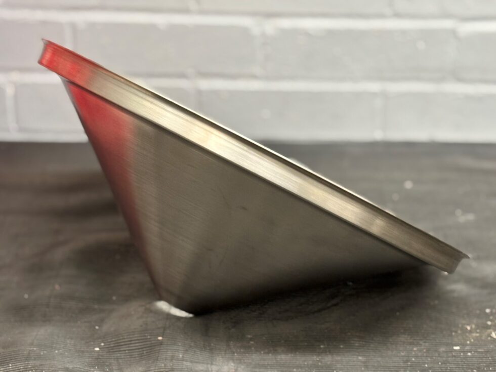 How to spin a stainless steel hopper - CNC - Artec Engineering